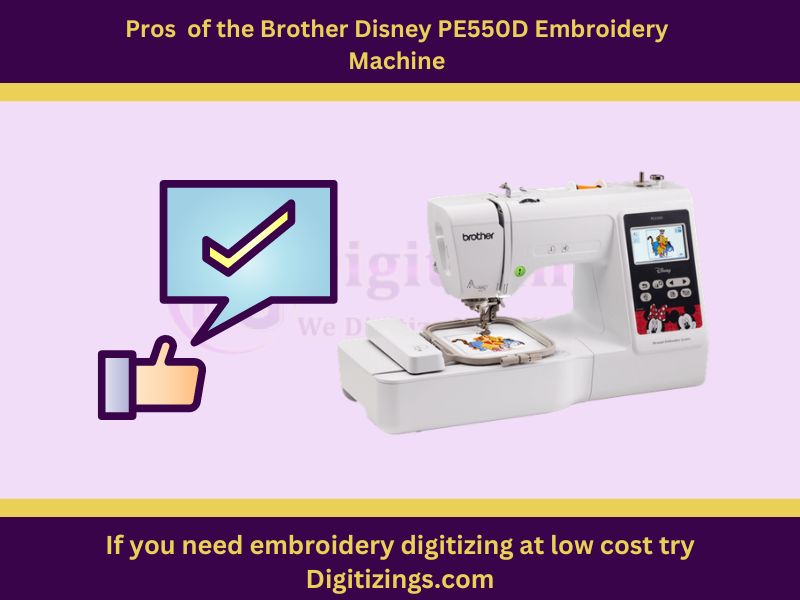 Review Of The Brother Disney PE550D Embroidery Machine